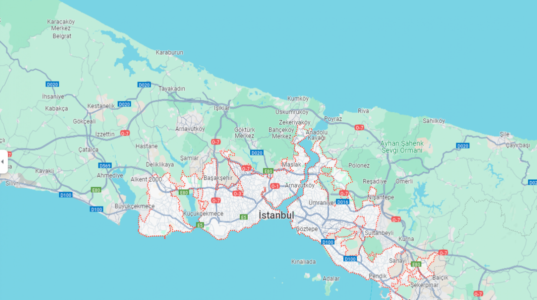 Istanbul Districts Names and Map – Missafir Blog